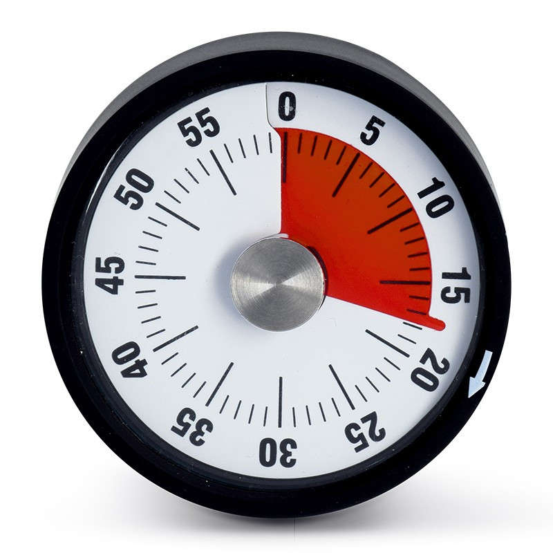 Minuteur mécanique aimanté publicitaire