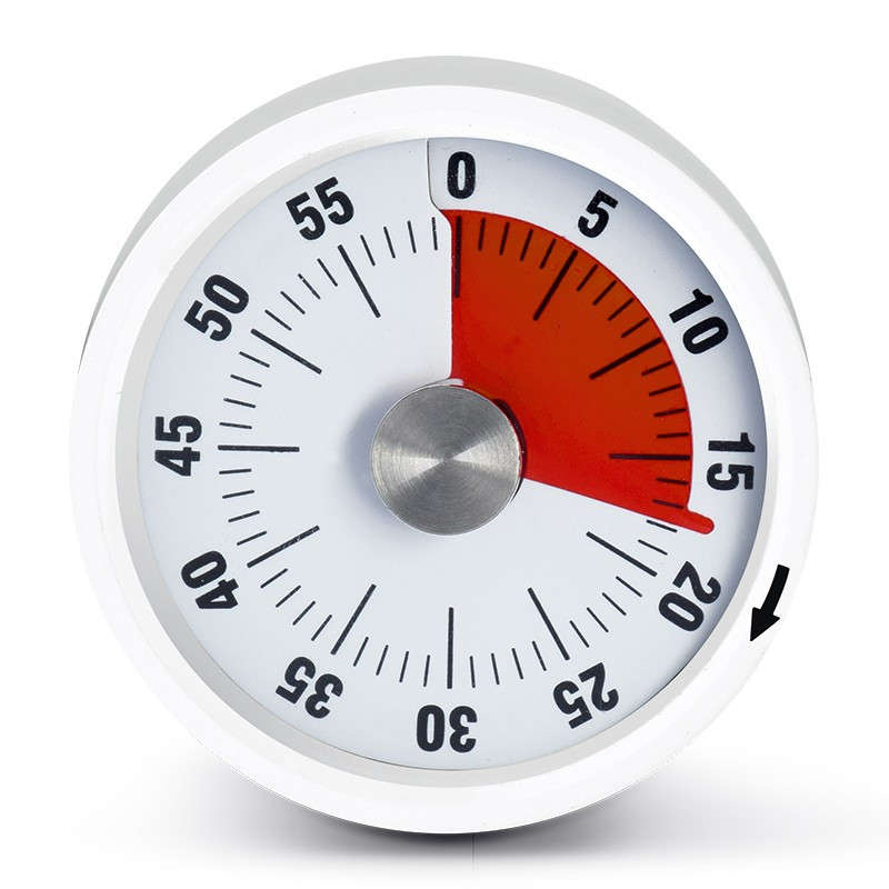 Minuteur mécanique aimanté publicitaire