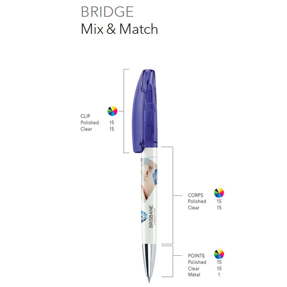 Stylos personnalisables Senator Bridge Mix&Match