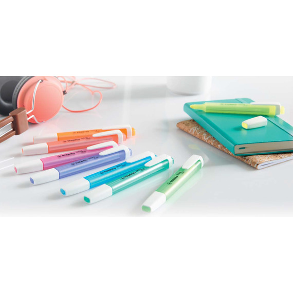 Surligneur personnalisable Swing cool boîte de 6 Europe