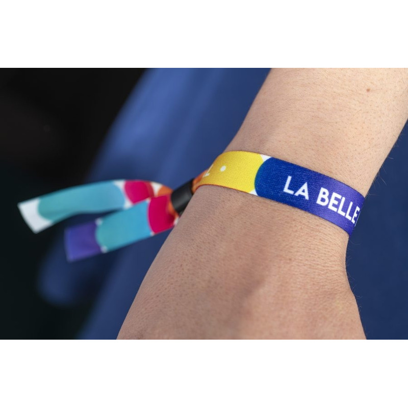 Bracelets tissus inviolables publicitaires express