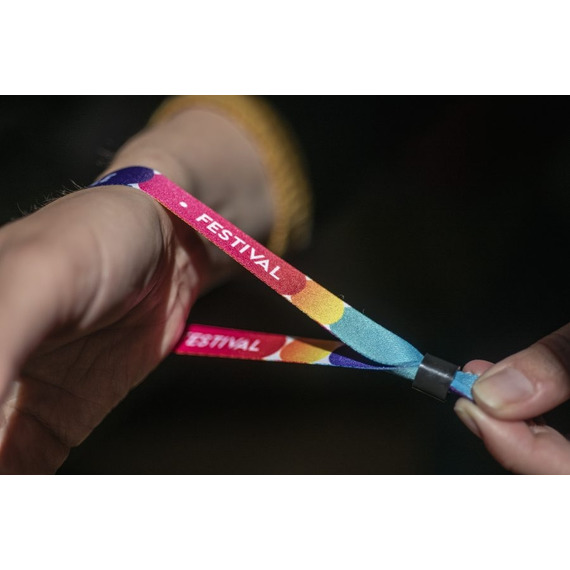 Bracelets tissus inviolables publicitaires express Fabriqué en Europe