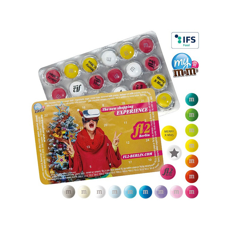 Petit calendrier de l’Avent personnalisable My M&M’S