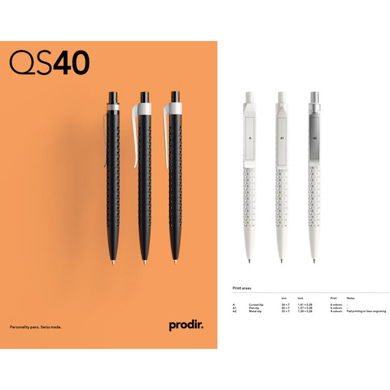 Stylo publicitaire prodir Suisse QS40 Air
