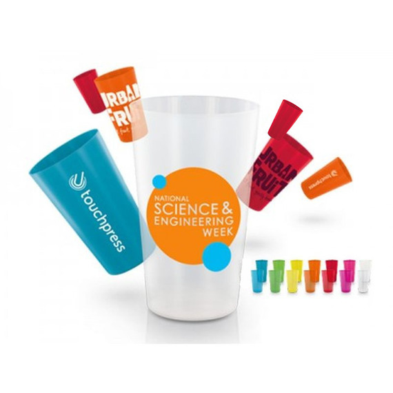 Gobelet personnalisable fabriqué en France en plastique réutilisable