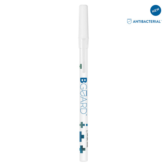 Stylo bille anti microbes publicitaire BIC® Round Stic® BGUARD™