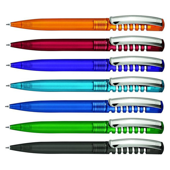 Stylo publicitaire personnalisable fabriqué en Europe new spring clear ...