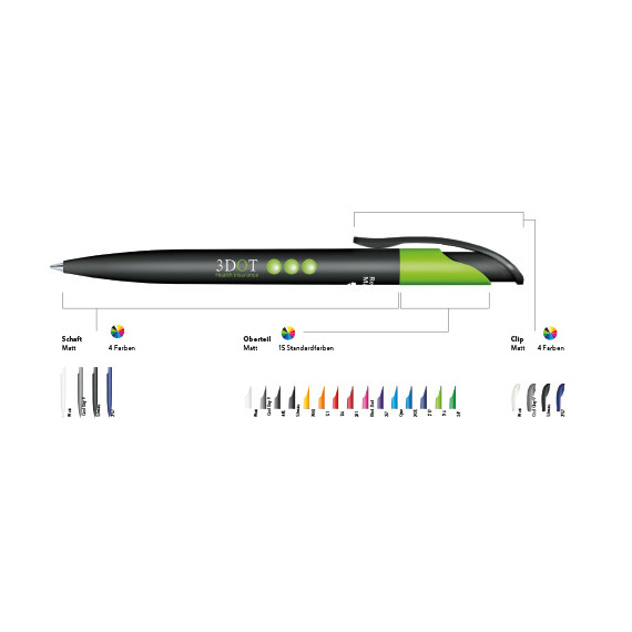 Stylo Senator personnalisable Challenger Matt mix