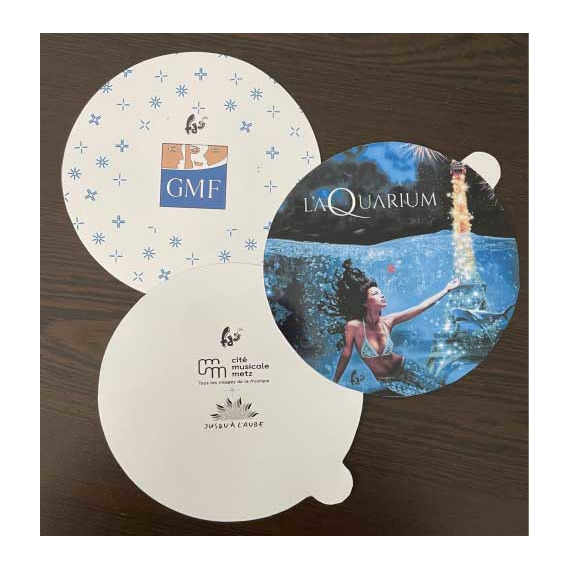 Couvercle anti-intrusion publicitaire contre le GHB French Drink Guard