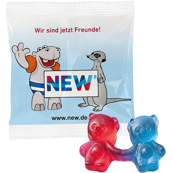 Bonbons Haribo personnalisés main dans la main