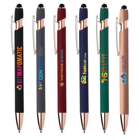 Stylo personnalisable Prince Softy Gel avec Stylet Goldstar® Métal