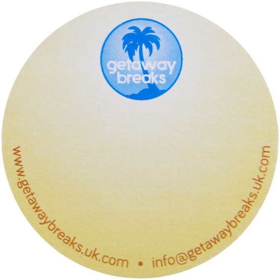 Post-it personnalisé recyclé Sticky-Mate® en forme de cercle