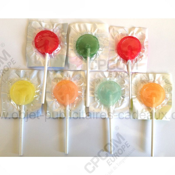 Sucettes personnalisables plates cœur ou ronde