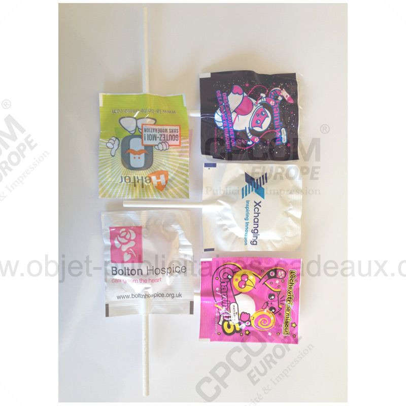 Sucettes personnalisables plates cœur ou ronde