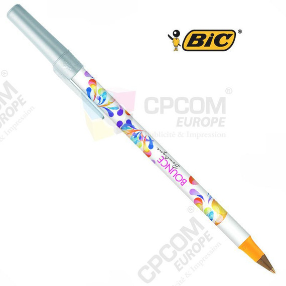 Stylo bille personnalisable fabriqué en Europe BIC Round Stic Digital