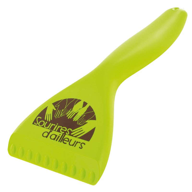 Raclette gratte glace personnalisée avec mouffle