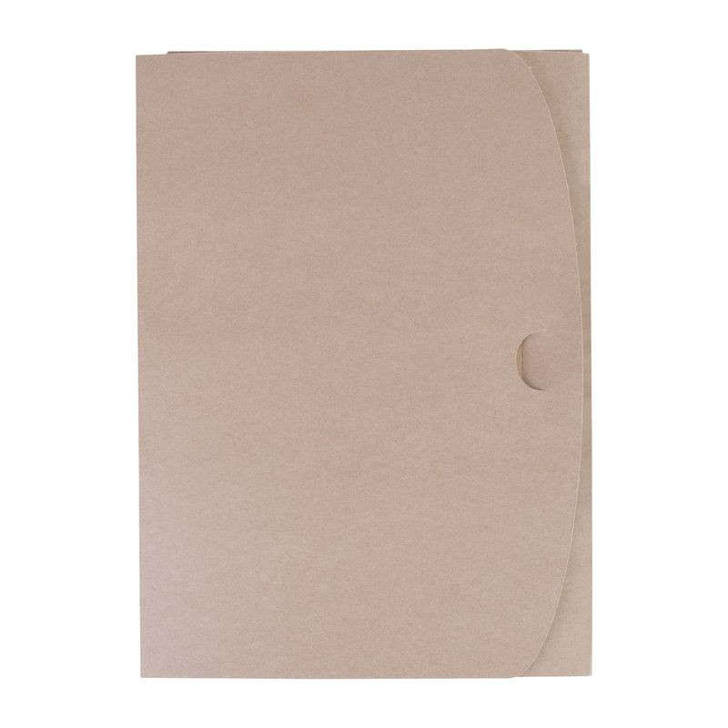 Pochettes documents publicitaires en carton recyclé