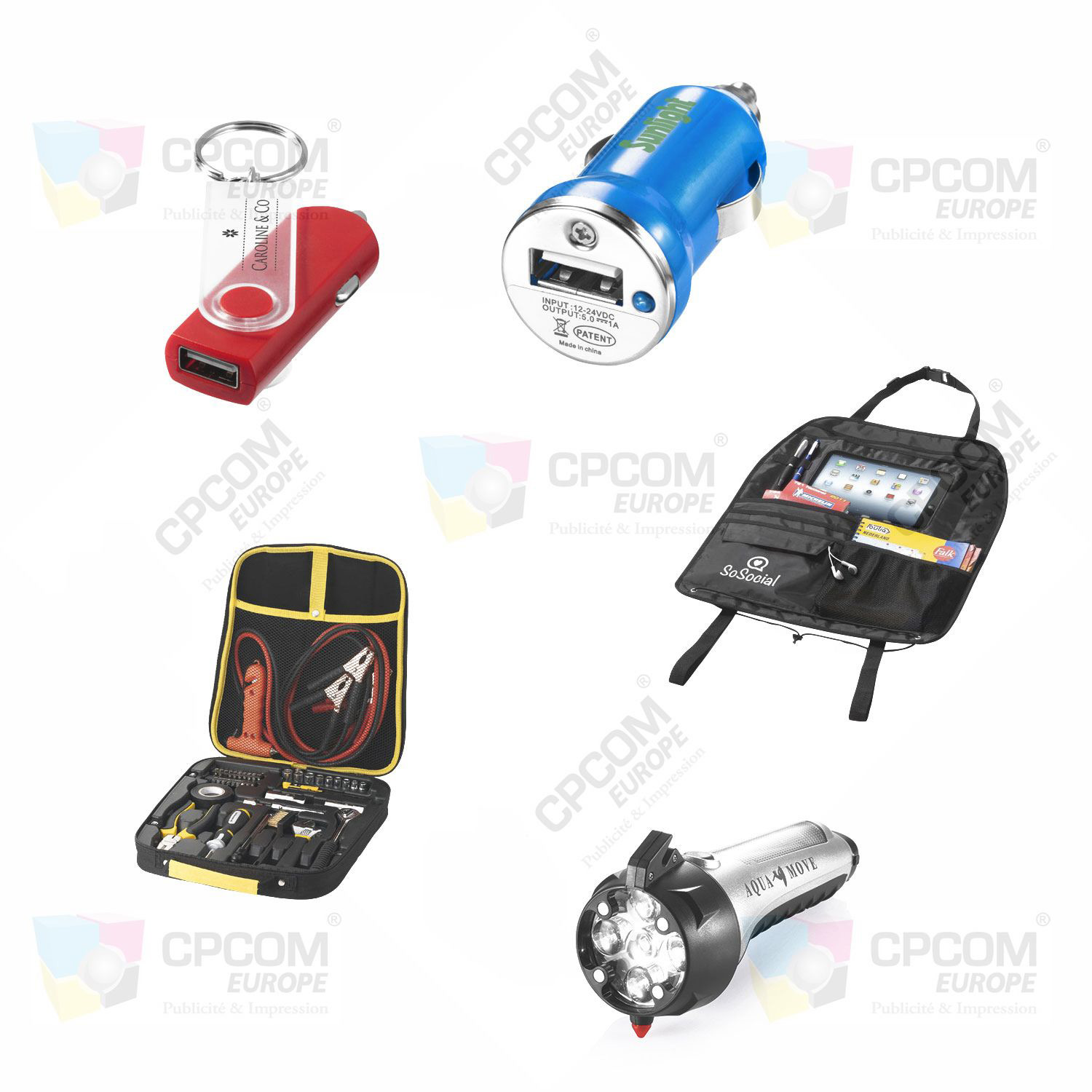 Accessoires automobile publicitaires personnalisés